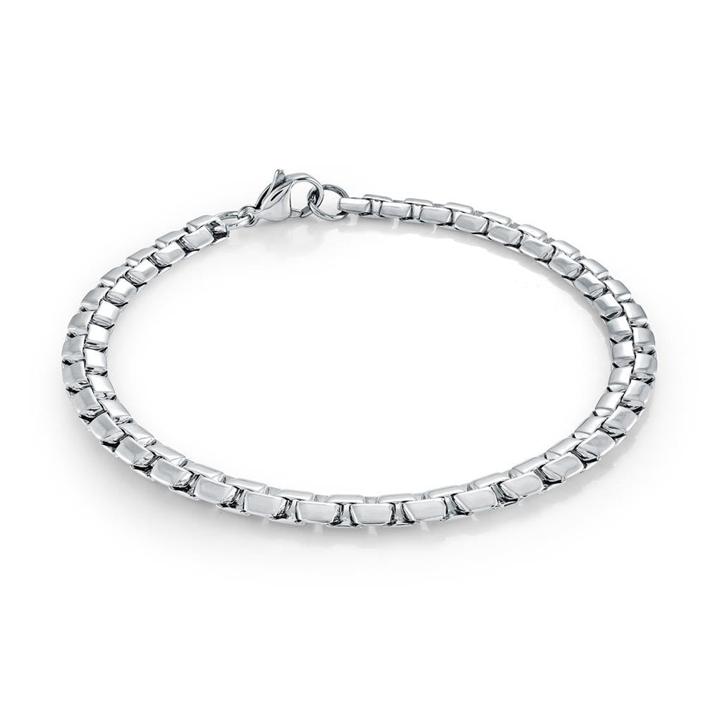 Bold & Stylish Alternative Metal Bracelets Stainless Steel 5.7 MM Flat ...